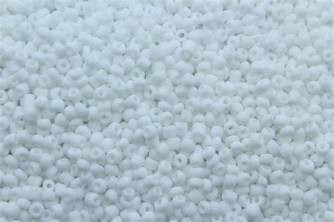 8 0 White Opaque Matte Price Per Gram Bead Trimming And Craft Co