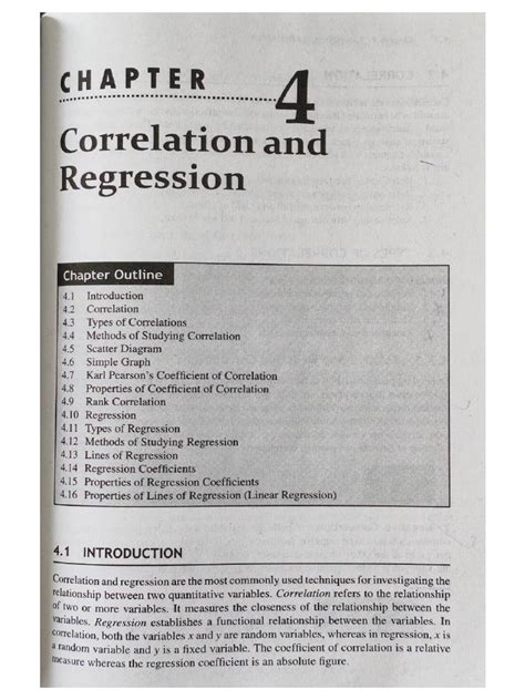 Ch 4 Correlation And Regression Pdf