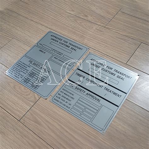 Stainless Steel Shipping Container CSC Plate Container CSC Plate Product On ACE Container