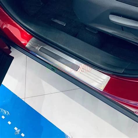 For Toyota Grand Highlander Stainless Car Door Sill Scuff Plate