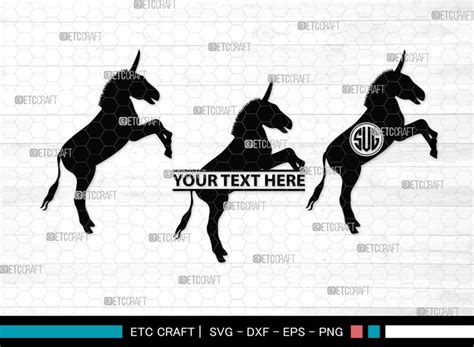 Donkey Monogram Donkey Silhouette Donkey Svg Ass Svg Farm Animal