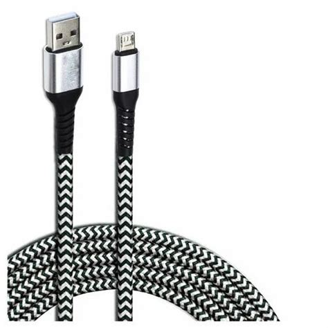 White And Black Micro Usb Cable Cable Size 1 M L At ₹ 25 Piece In New Delhi