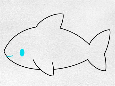 How To Draw Sharks Cute