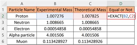 How To Check If Two Cells Are Equal In Microsoft Excel Spreadcheaters