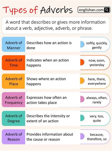 Types Of Adverb Examples And Quiz