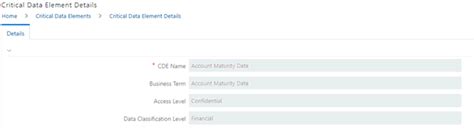 5 Critical Data Elements