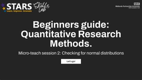Skills Lab Beginners Guide Qnt Normal Distributions