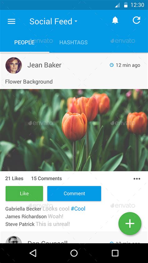 material app ui design cisco web elements graphicriver