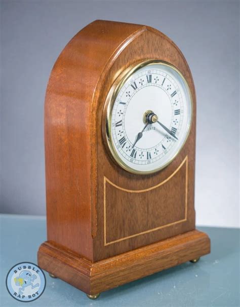 Junghans Wooden Lancet Mantel Clock Junghans Quartz Movement Made In Germany Eur 52 44 Picclick It