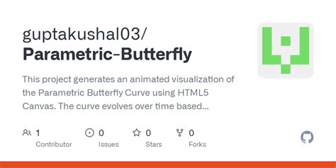 Github Guptakushal03parametric Butterfly This Project Generates An Animated Visualization Of