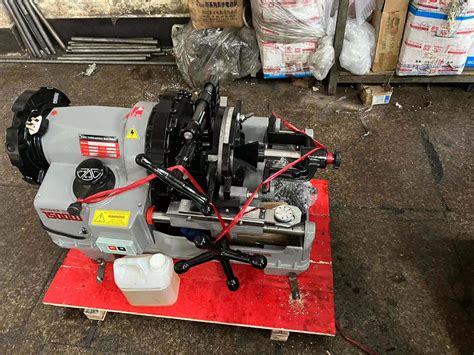 Galvanized Iron Pipe Threading Machine 1500w 4 Inch Pipe Threading