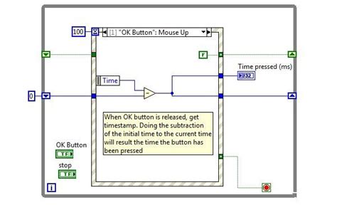 Find How Long Is A Button Pressed In Labview Ni Community