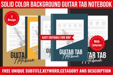 Guitar Tab Notebook Cover Design Graphic By Mstmahfuzakhatunshilpe · Creative Fabrica Guitar Tab Notebook Cover Design Graphic By Mstmahfuzakhatunshilpe · Creative Fabrica