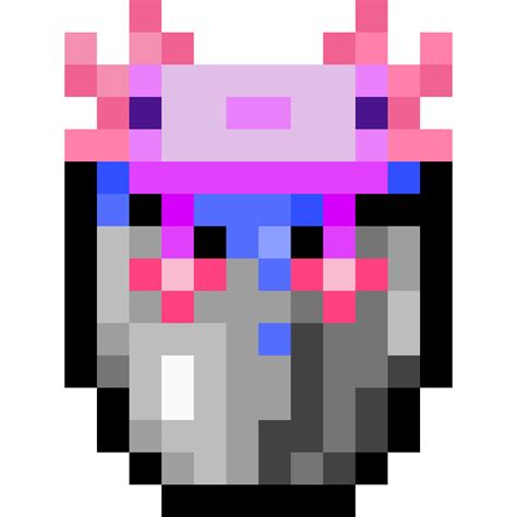 Axolotl Pixel Art 25 Koleksi Gambar