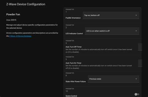Z Wave Device Configuration Dialog Is Truncated · Issue 15580 · Home