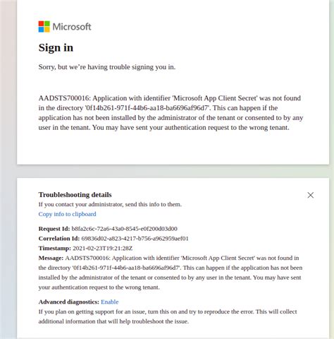 Cant Connect To Microsoft In Order To Sign In · Issue 5061 · Rclone