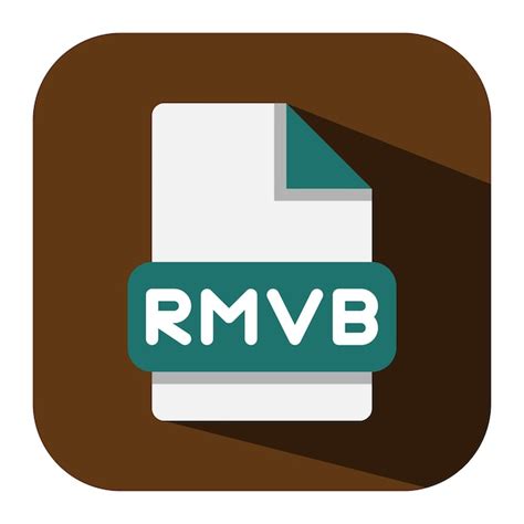 Premium Vector Rmvb File Type Flat Icon Can Be Used For Various Design Needs Vector Illustration