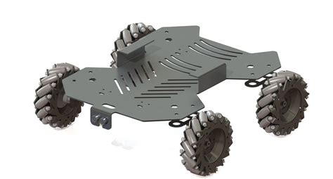 Mecanum Wheel Robot 3d Cgtrader