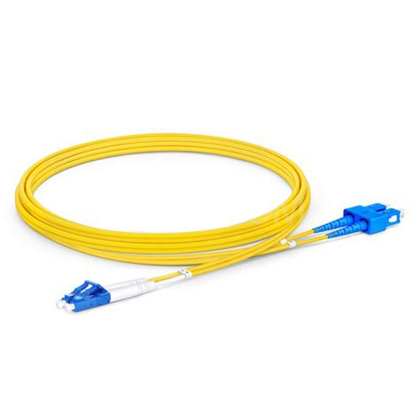 Lc To Sc Sc To Lc Upc Single Mode Simplex 9125 Yellow 1 Meter