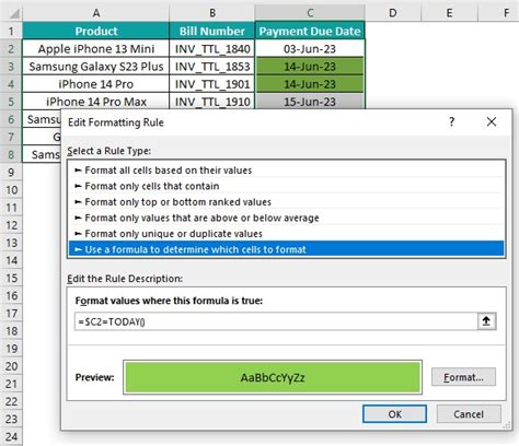 conditional formatting for dates examples how to use