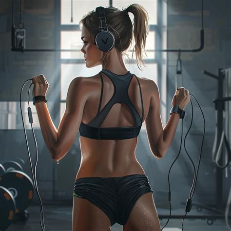 Fitness App For Smartphone Exercise Tracking Premium Ai Generated Image