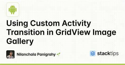 Using Custom Activity Transition In Gridview Image Gallery Stacktips