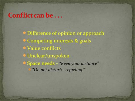 Ppt Conflict Management Ppt
