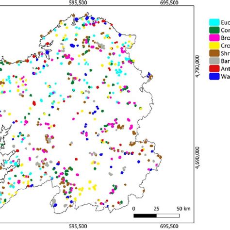 Distribution Of The Training Polygons Download Scientific Diagram