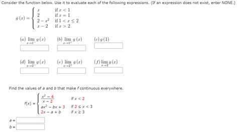Solved C Consider The Function Below Use It To Evaluate Chegg
