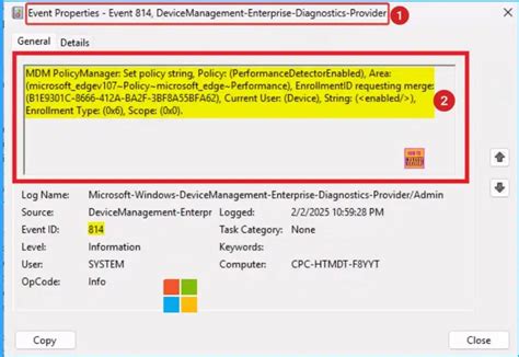 Enable Disable Performance Detector In Edge Browser Using M365 Admin