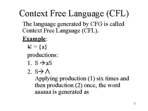 context free grammar cfg a contextfree grammar cfg