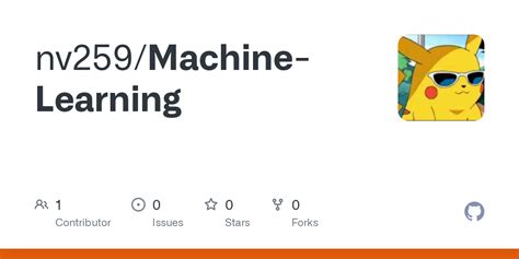 GitHub Nv Machine Learning