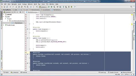 Android App Development For Beginners 75 Libgdx Handling User Input