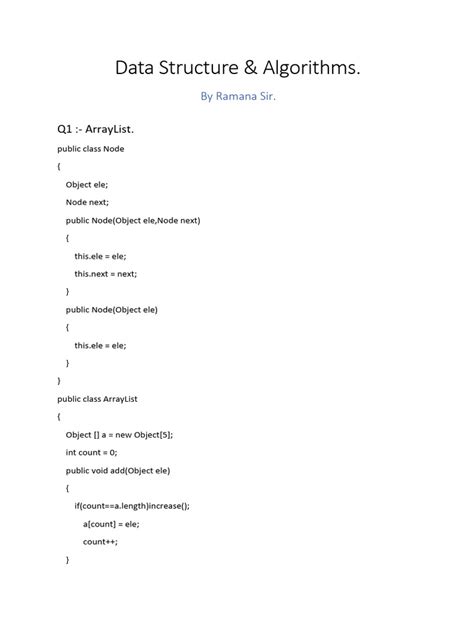 data structure pdf computer programming algorithms and data