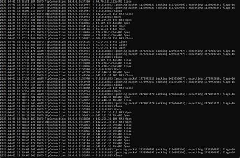 ignoring packets problem to connect to some app · issue 490