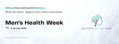 Mens Health Week 2026 Raising Awareness For Mens Mental Health