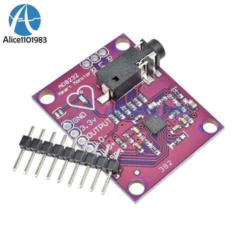 Single Lead Ad8232 Heart Rate Monitor Ecg Developemt Kit Arduino