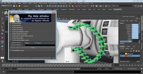 Rig Help Window For Maya Free Character Scripts Plugins Downloads For Maya