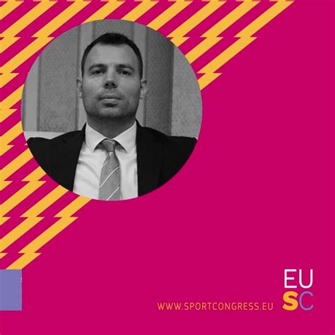 European Sport Congress On Linkedin European Sport Congress Speaker Marko Begovic