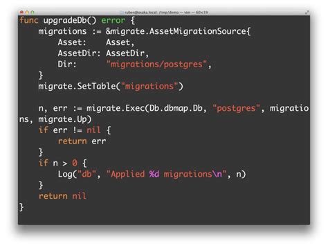 Sql Migrate · Ruben Vermeersch Rubenv