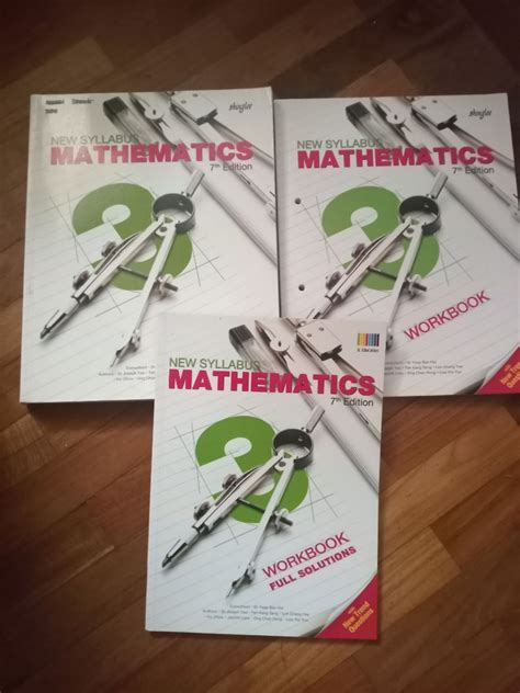 New Syllabus Mathematics Textbook Workbook 3 Hobbies And Toys Books