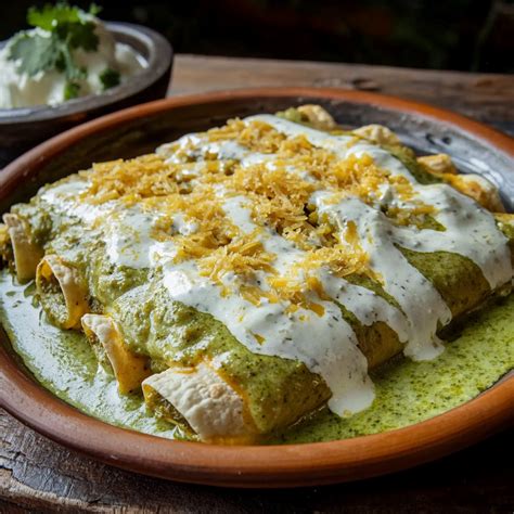 Enchiladas Suizas Receta Platillos Tipicos De Mexico Gratinadas
