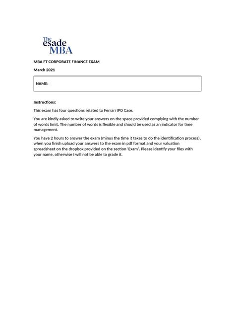 Ferrari Ipo Case Questions Pdf