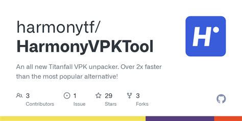 GitHub Harmonytf HarmonyVPKTool An All New Titanfall VPK Unpacker Over X Faster Than The