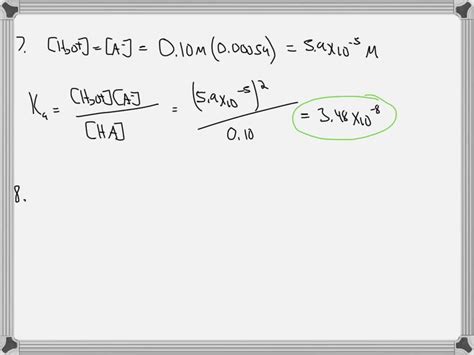 Solved 5 Consider A 010 M Naf Solution Keep In Mind That F Is The