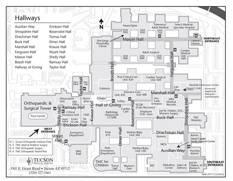 Tucson Medical Center Campus Map