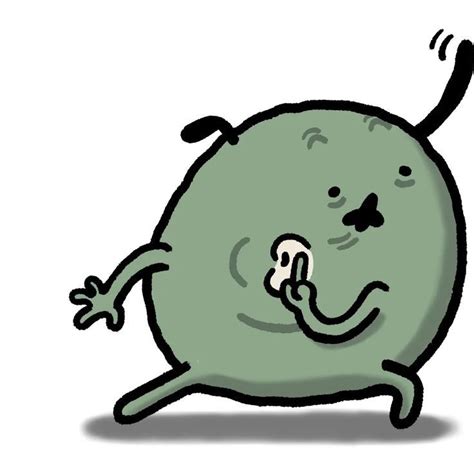 Hazen Con Chó Xanh Lá Hình Vui Cute Sticker Hài