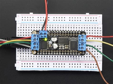 dc motor stepper featherwing add on for all feather boards