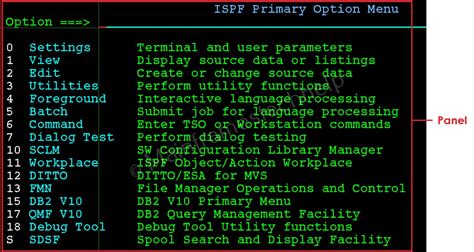 interacting with ispf