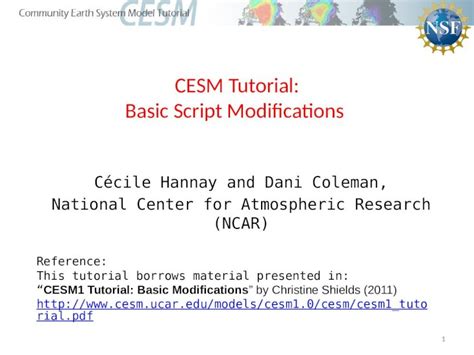 pptx cesm tutorial basic script modifications dokumen tips